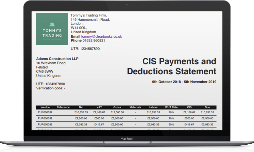 Construction Industry Scheme Accounting Software | Clear Books™