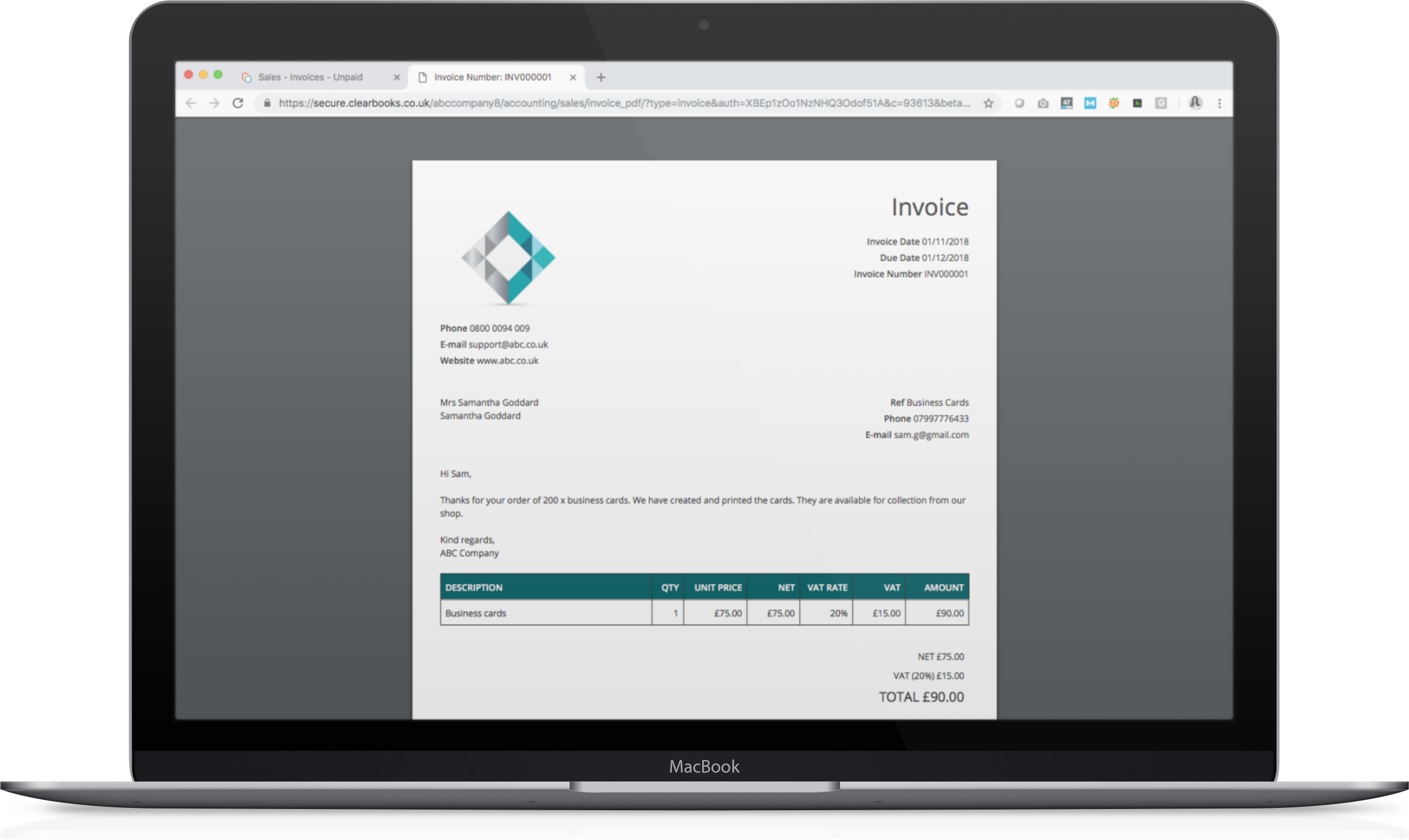 Online Invoicing Software UK for small business | Clear Books™